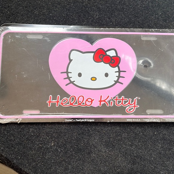 Hello Kitty | Accessories | Hello Kitty License Plate | Poshmark